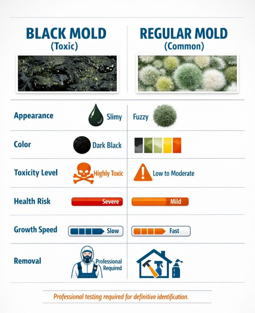 Black Mold: How to Identify It, Symptoms & Removal Cost